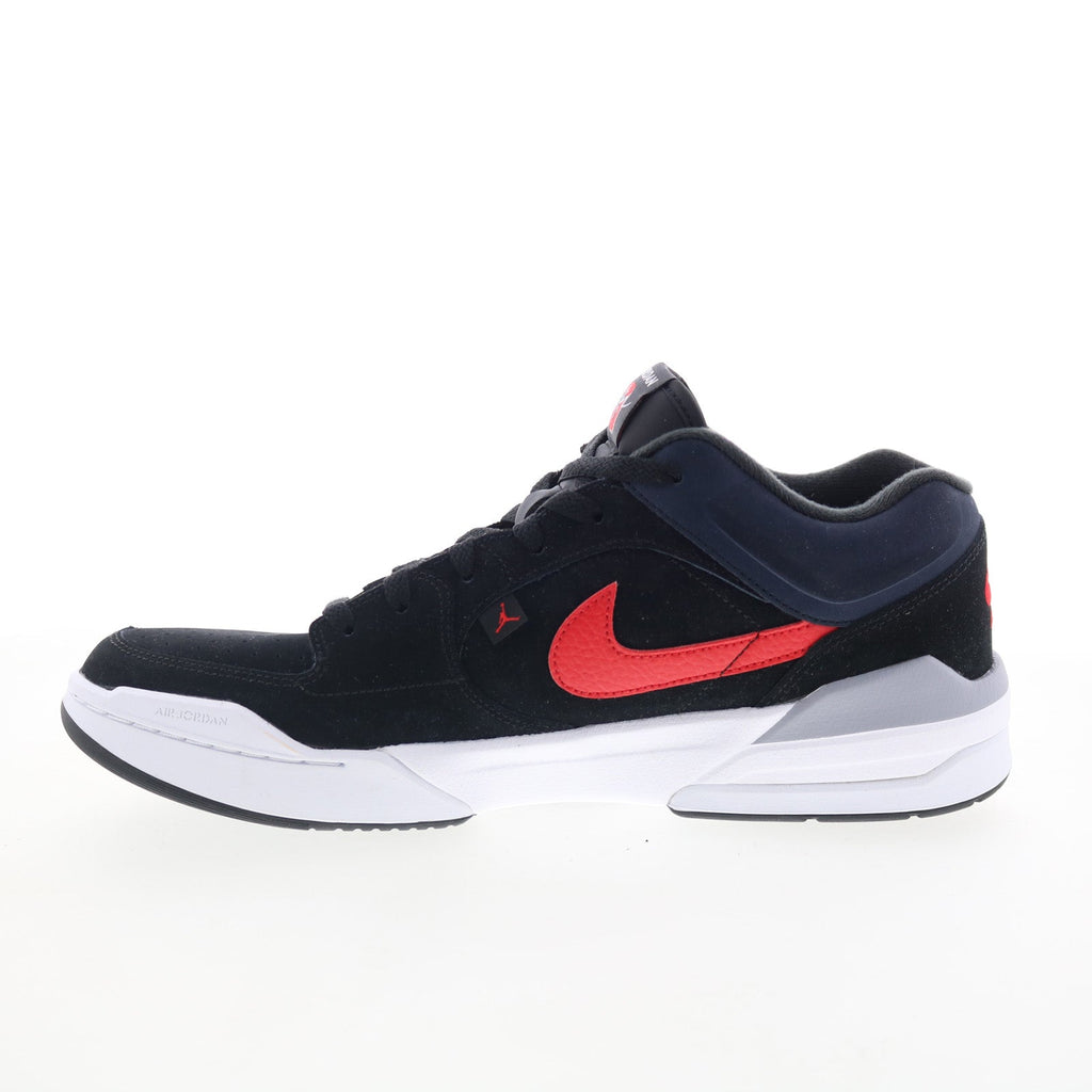 Nike Jordan Stadium 90 FZ4184-010 Mens Black Nubuck Lifestyle Sneakers ...