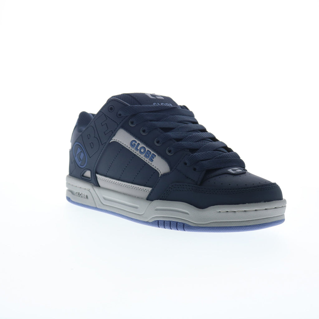 Globe Tilt GBTILT Mens Blue Leather Lace Up Skate Inspired Sneakers Sh ...