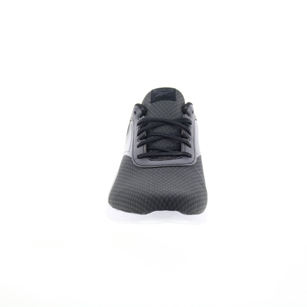 Reebok Stridium 2.0 Mens Black Canvas Lace Up Lifestyle Sneakers Shoes ...