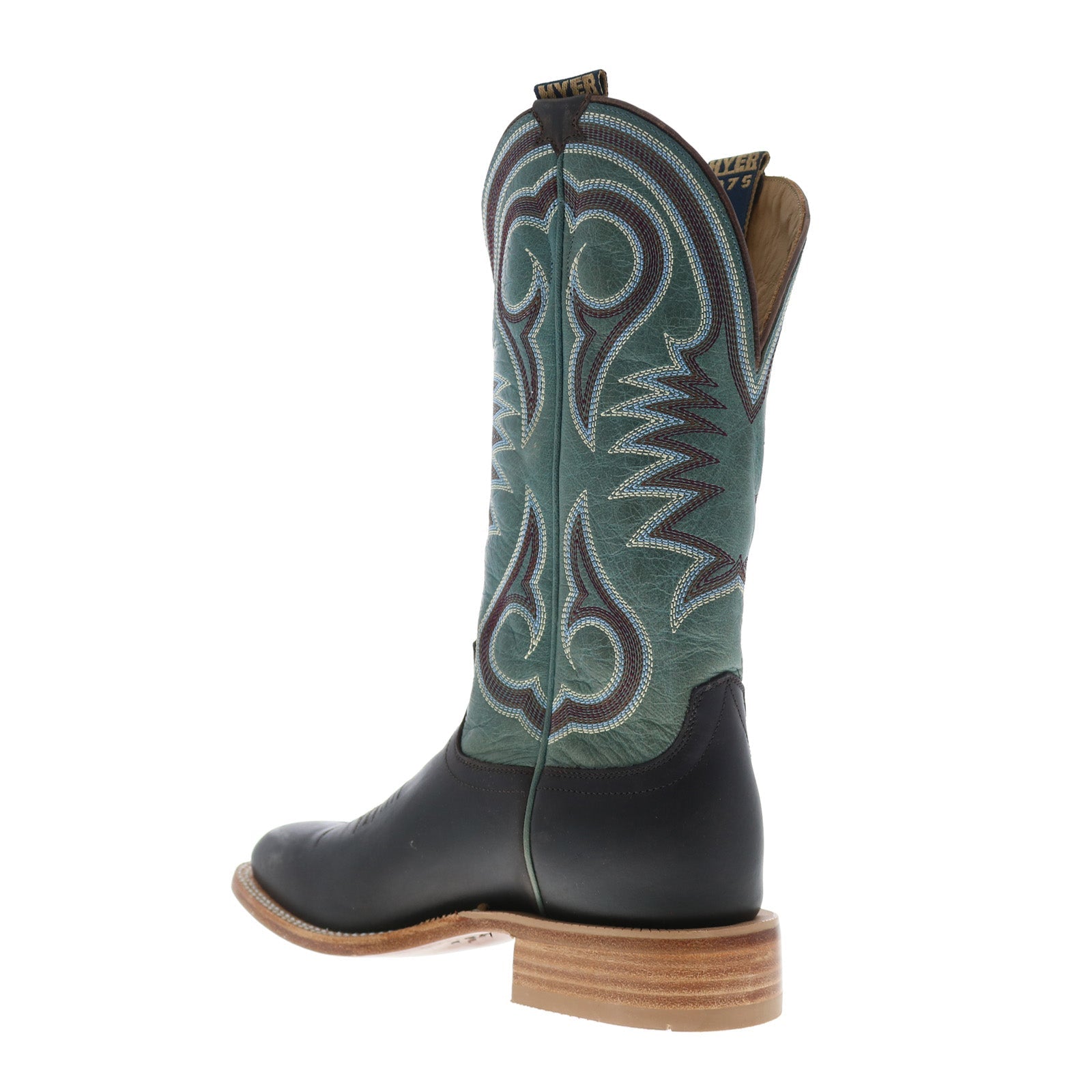 Hyer Codell 13" HM11012 Mens Brown Cowhide Leather Western Cowboy Boot ...