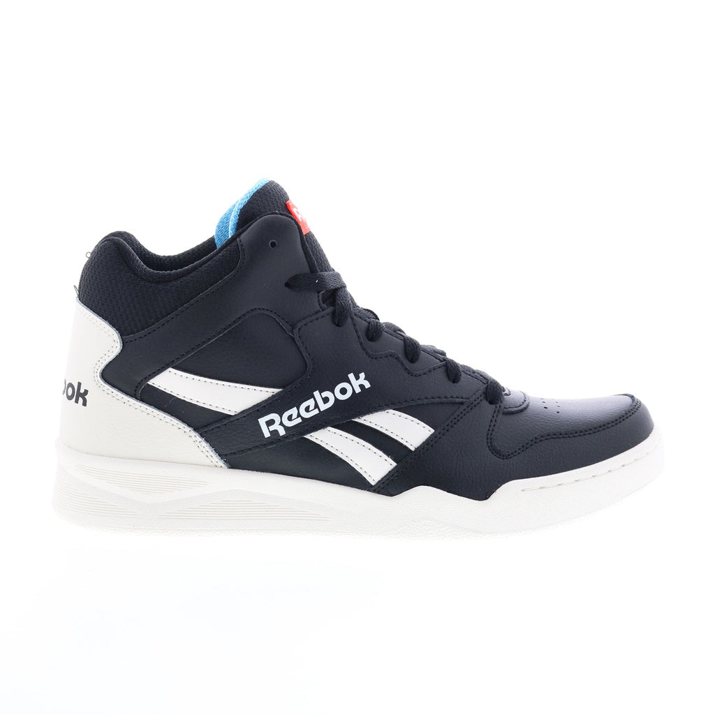 Reebok Royal BB 4500 High 2 Mens Black Leather Lifestyle Sneakers Shoe ...