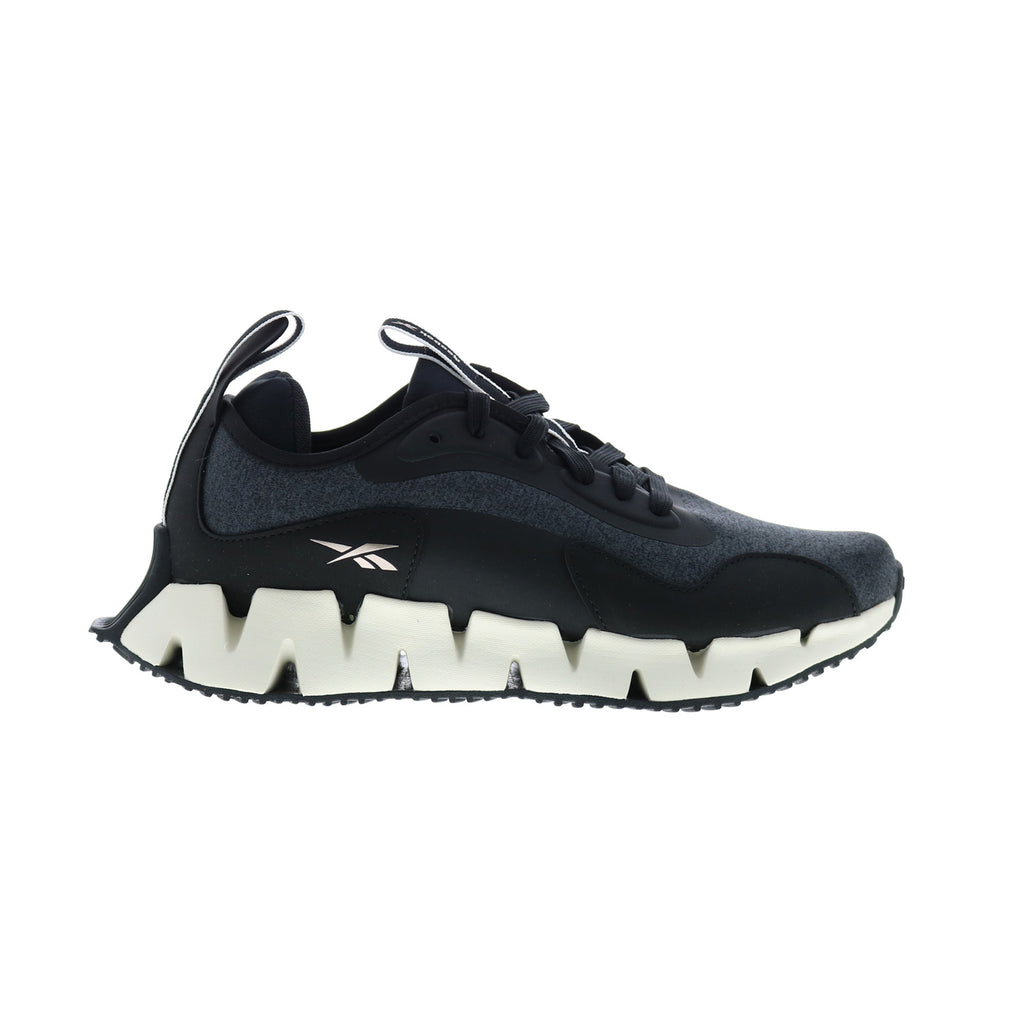 Reebok Zig Dynamica CLW Womens Black Synthetic Lifestyle Sneakers Shoe ...