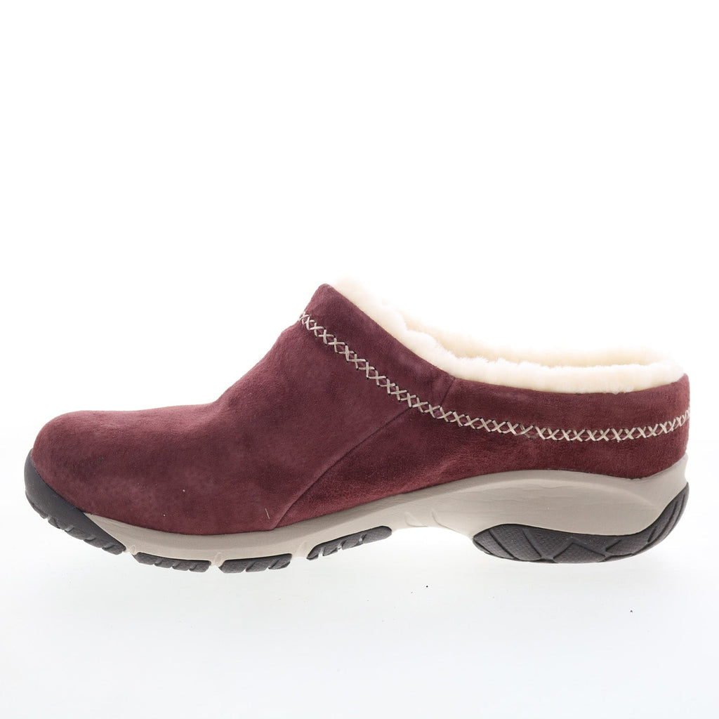 Merrell Encore Ice 4 J003208W Womens Burgundy Wide Suede Clog Flats Sh ...