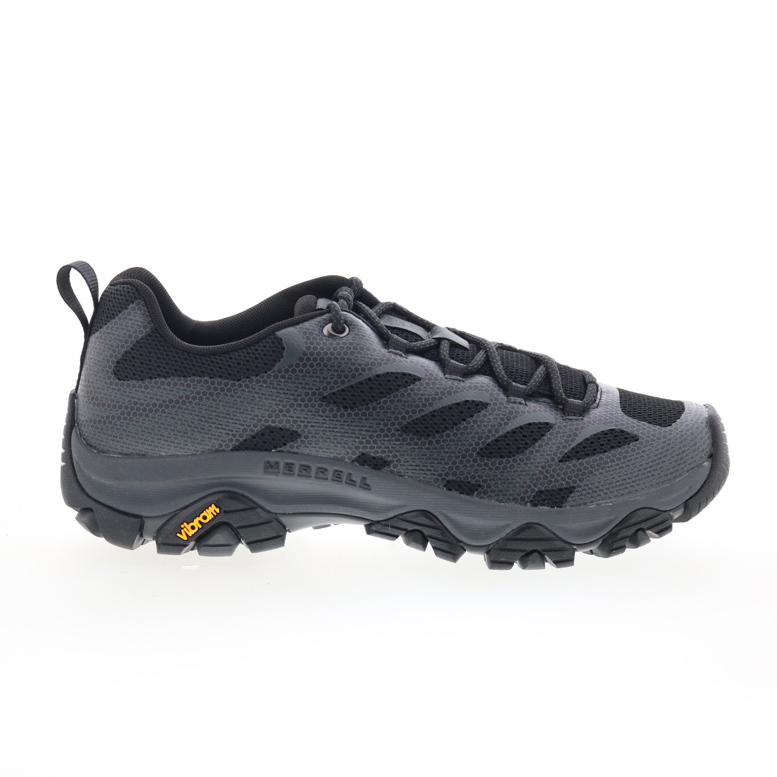 Merrell Moab 3 Edge J035895 Mens Black Leather Athletic Hiking Shoes ...