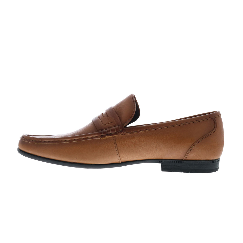 Steve Madden Korbin KORB01M1 Mens Brown Loafers & Slip Ons Penny Shoes ...