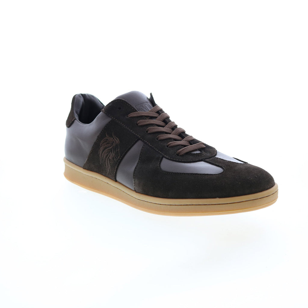Bruno Magli Conte MB1CONC0 Mens Brown Leather Lifestyle Sneakers Shoes ...