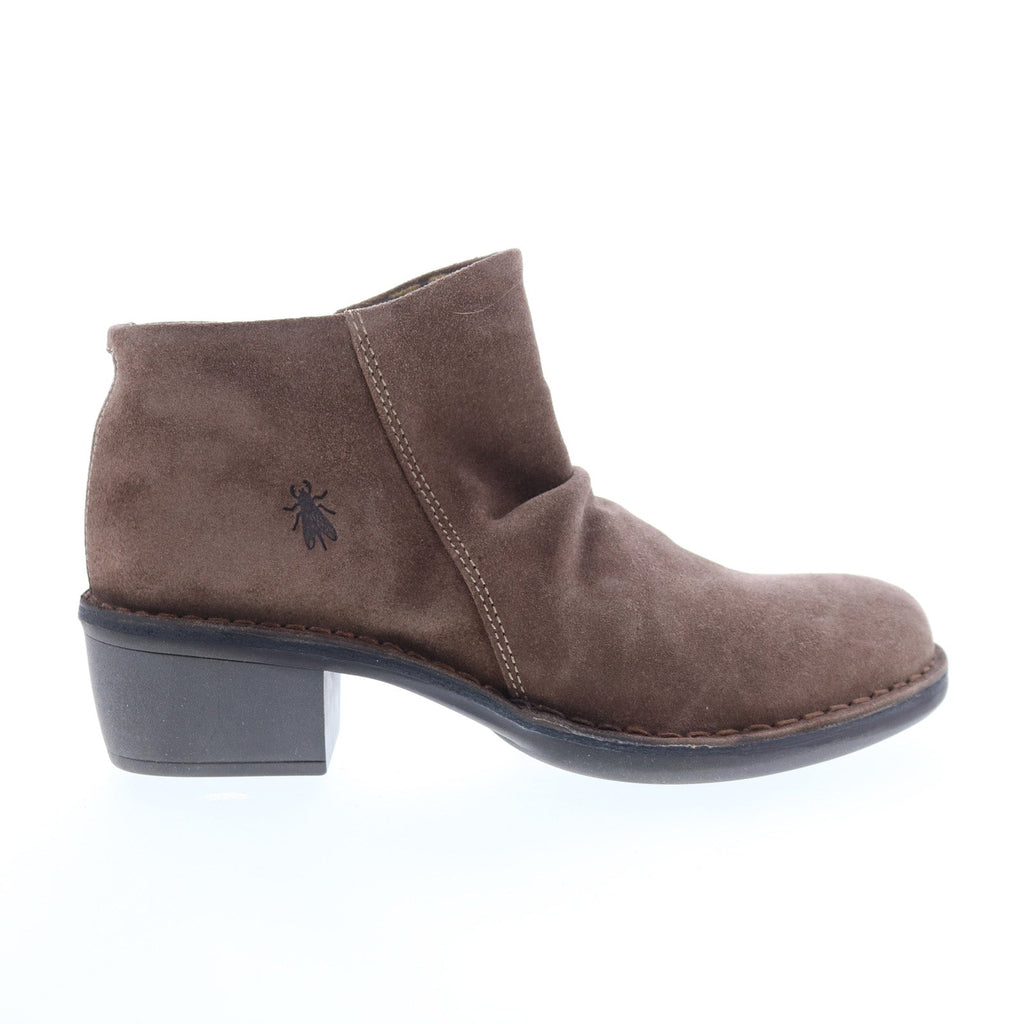 Fly London Merk MERK093FLY-004 Womens Brown Leather Ankle & Booties Bo ...