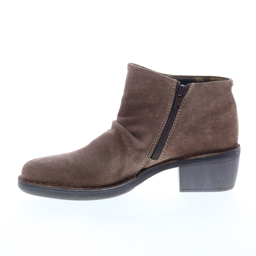 Fly London Merk MERK093FLY-004 Womens Brown Leather Ankle & Booties Bo ...