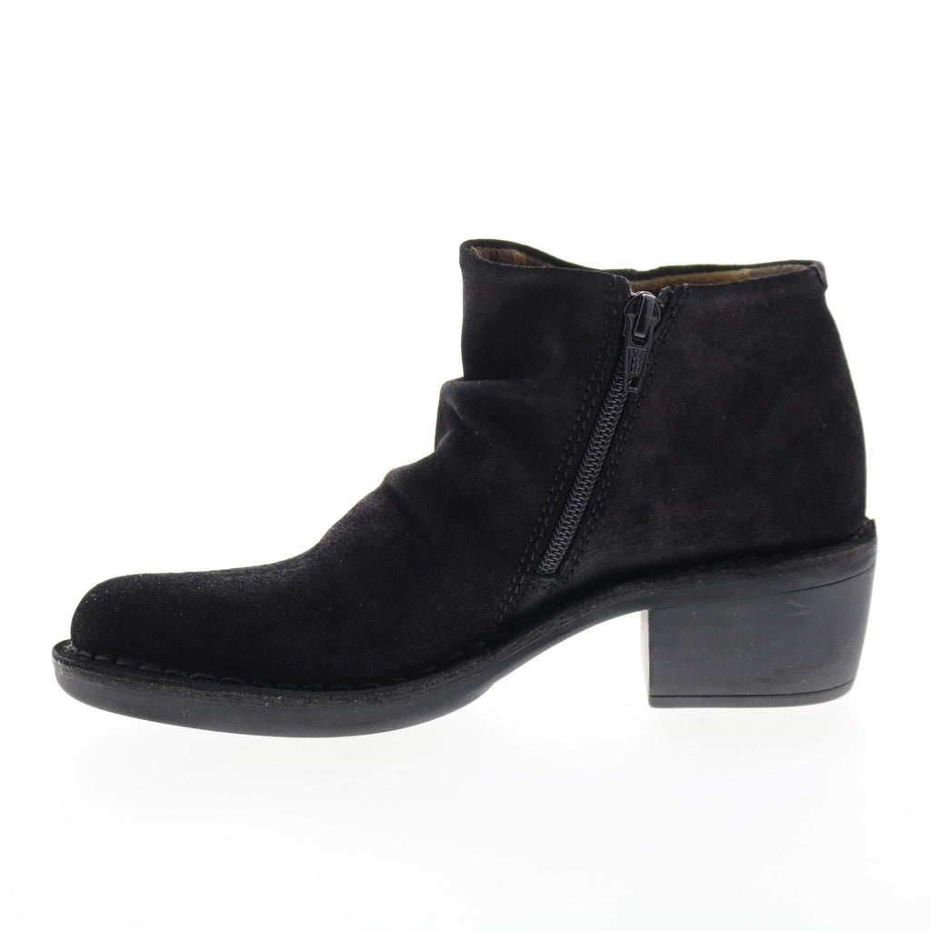 Fly London Merk MERK093FLY-005 Womens Black Leather Ankle & Booties Bo ...