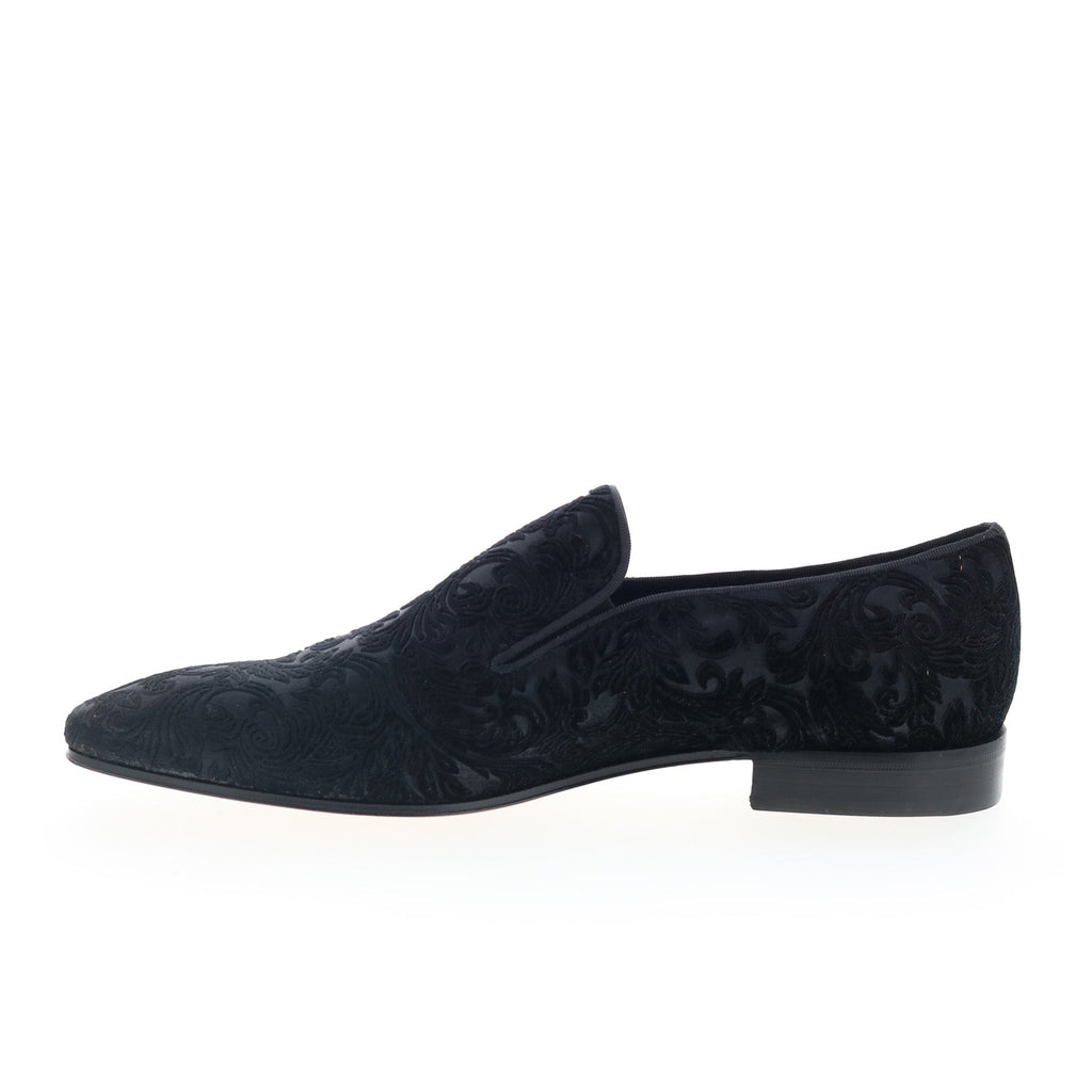 Mezlan Mez214 Mens Black Canvas Loafers & Slip Ons Casual Shoes - Ruze ...