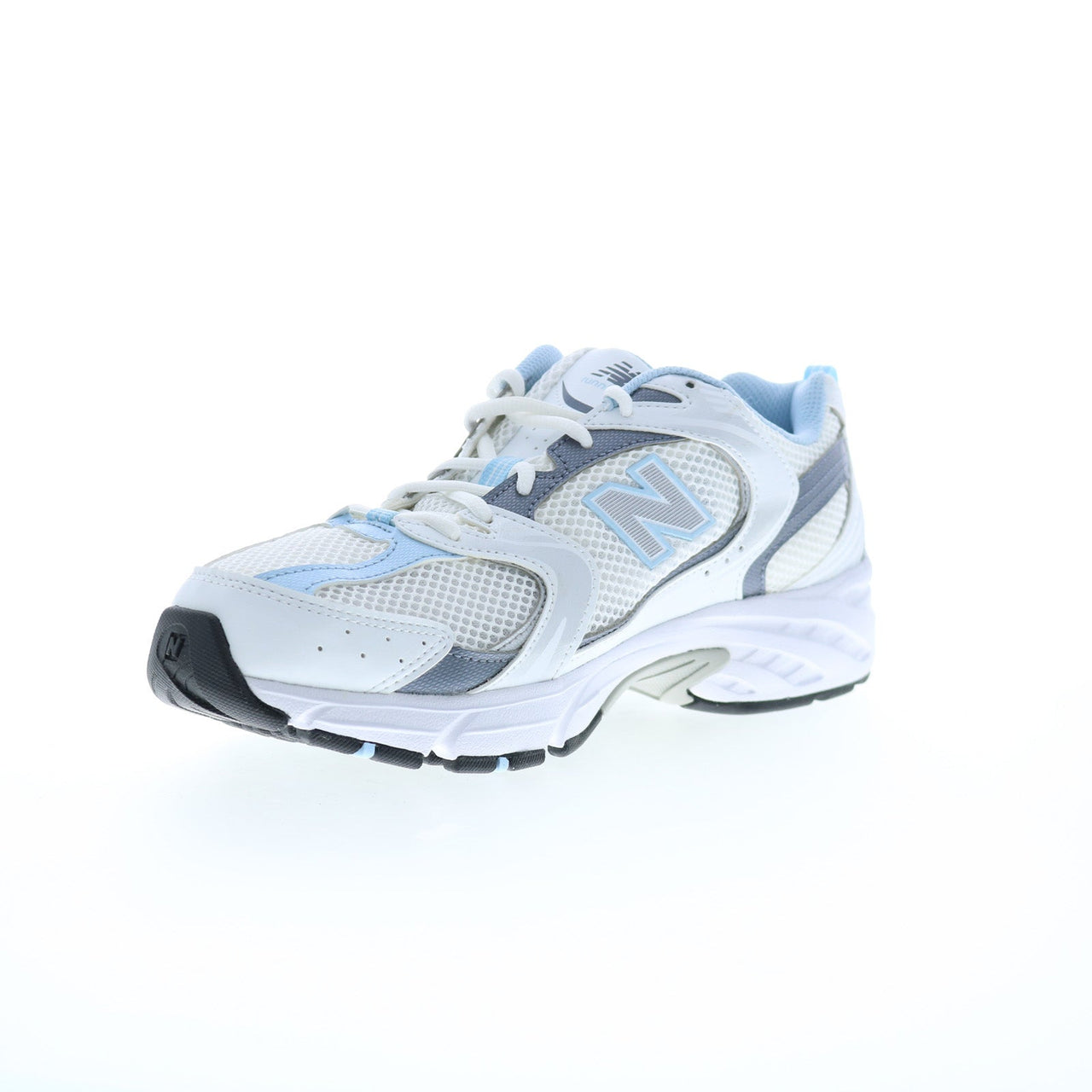 New Balance 530 MR530RA Mens White Mesh Lace Up Lifestyle Sneakers Sho ...