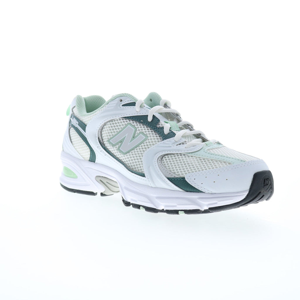 New Balance 530 MR530RB Mens White Mesh Lace Up Lifestyle Sneakers Sho ...