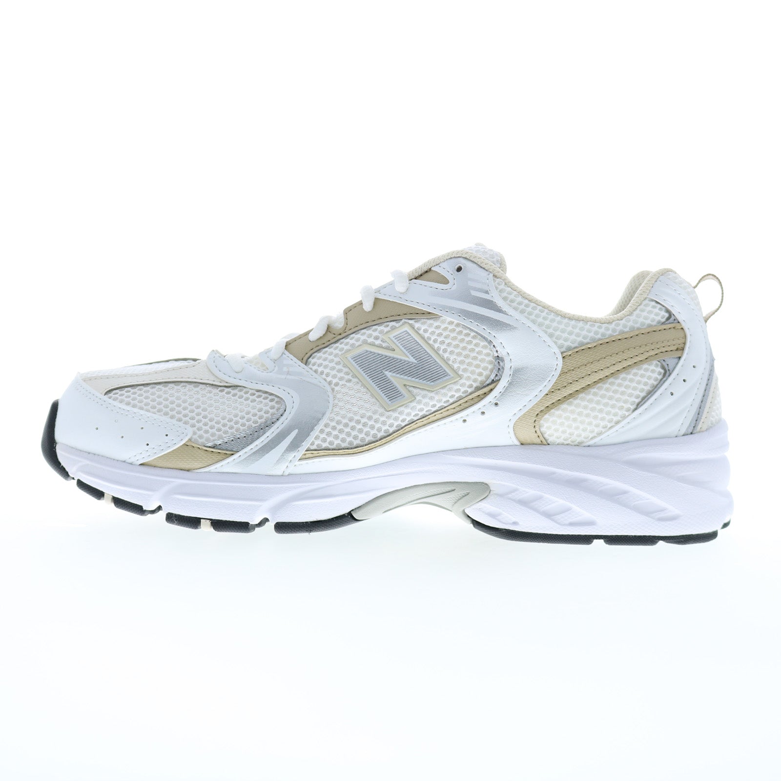 New Balance 530 MR530RD Mens White Mesh Lace Up Lifestyle Sneakers Sho ...