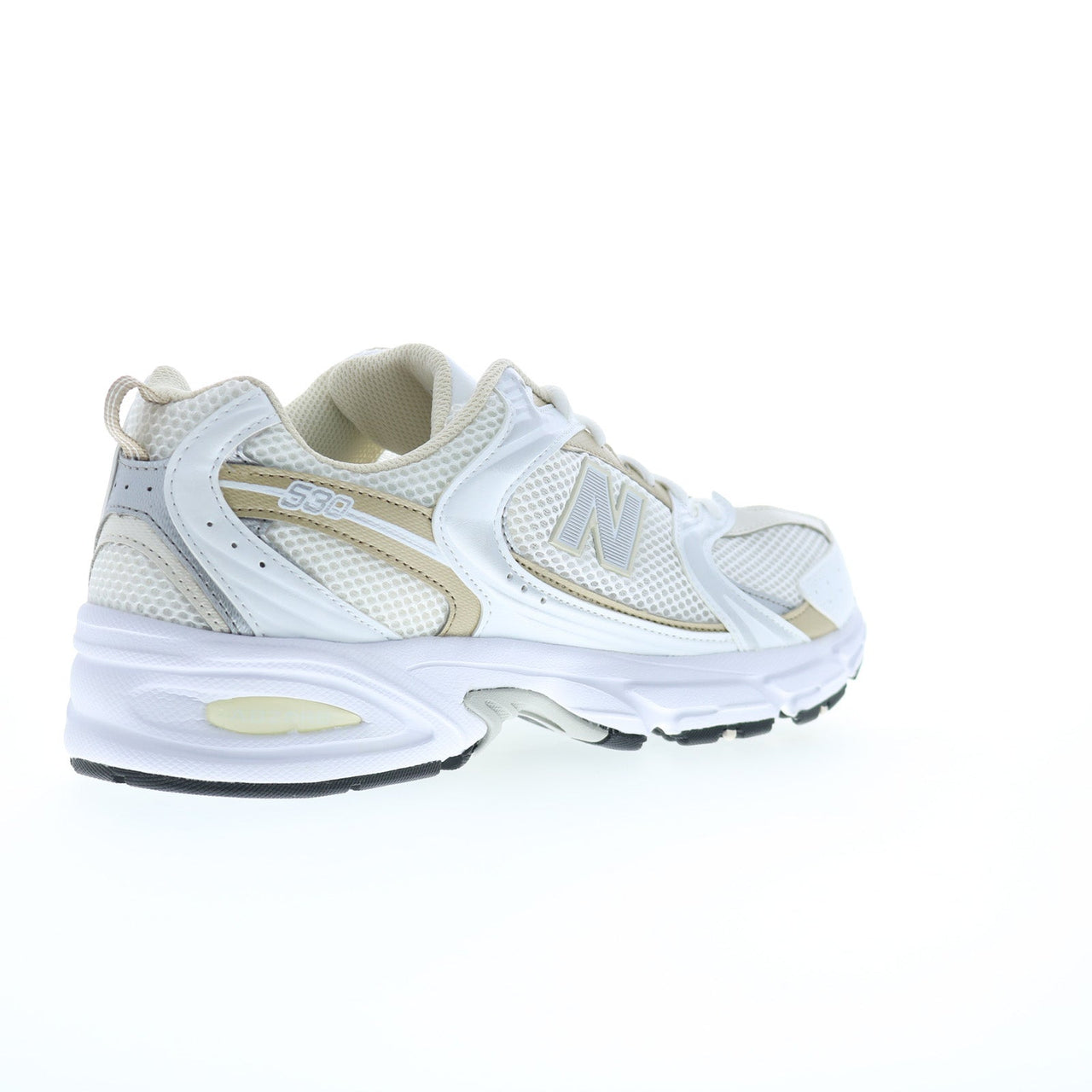 New Balance 530 MR530RD Mens White Mesh Lace Up Lifestyle Sneakers Sho ...