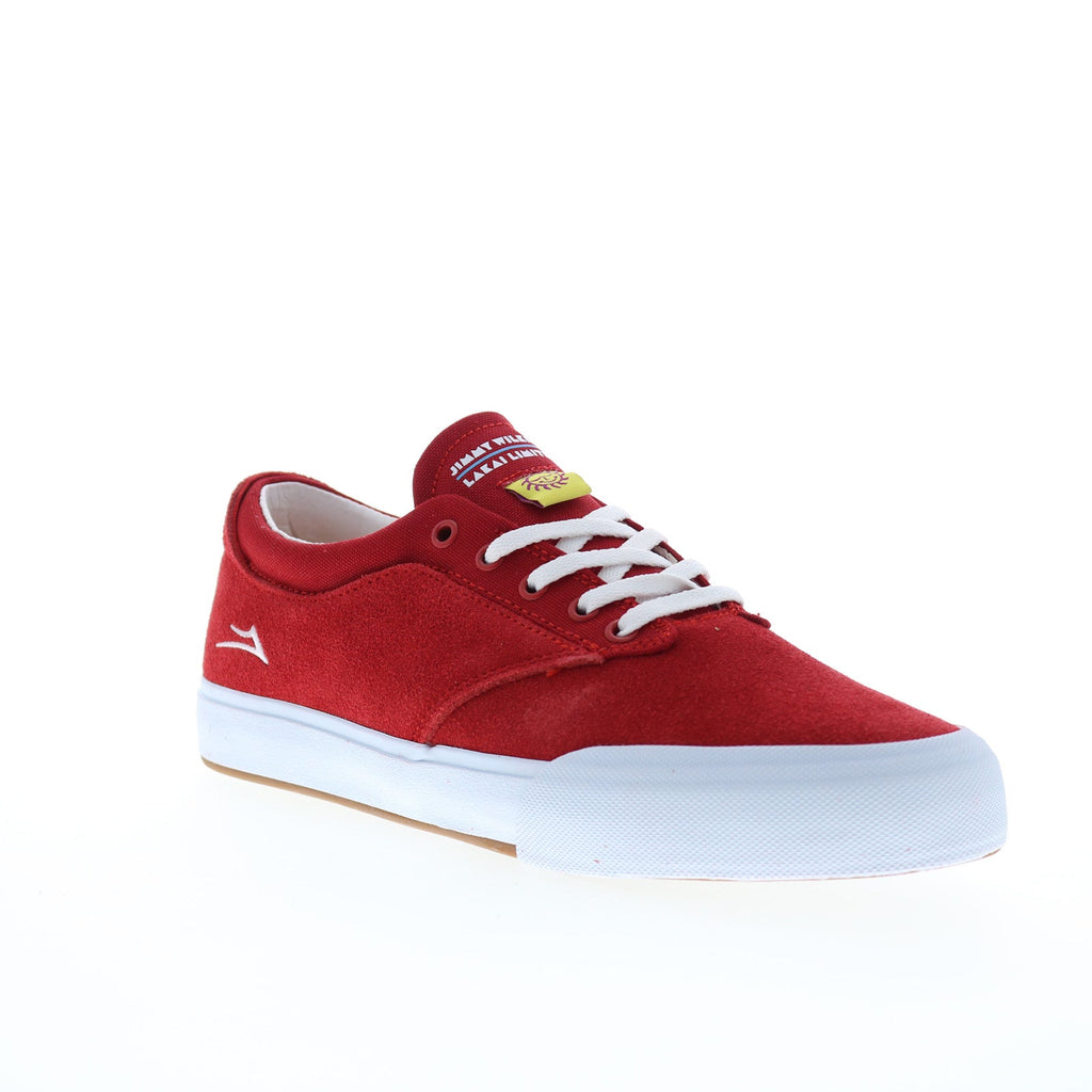 Lakai Wilkins MS2240233A00 Mens Red Suede Skate Inspired Sneakers Shoe ...
