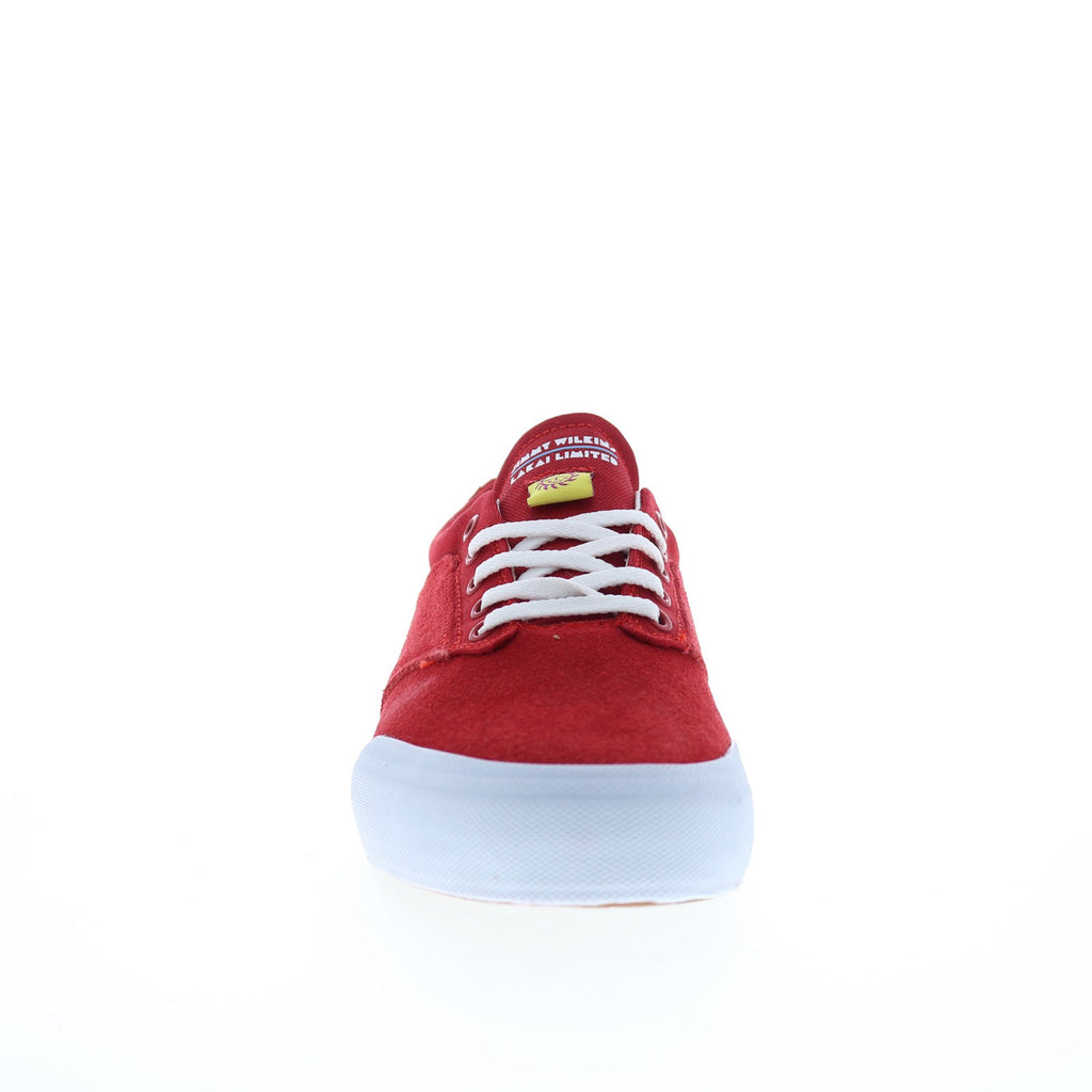 Lakai Wilkins MS2240233A00 Mens Red Suede Skate Inspired Sneakers Shoe ...