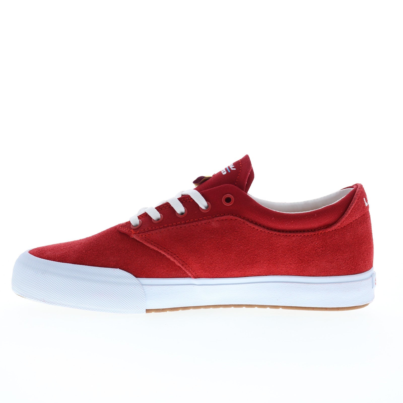 Lakai Wilkins MS2240233A00 Mens Red Suede Skate Inspired Sneakers Shoe ...