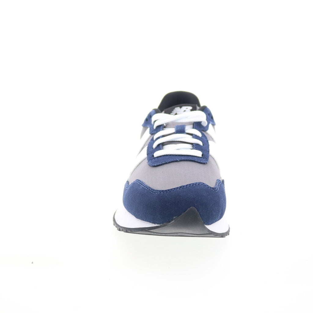 New Balance 237 MS237MCN Mens Gray Suede Lace Up Lifestyle Sneakers Sh ...