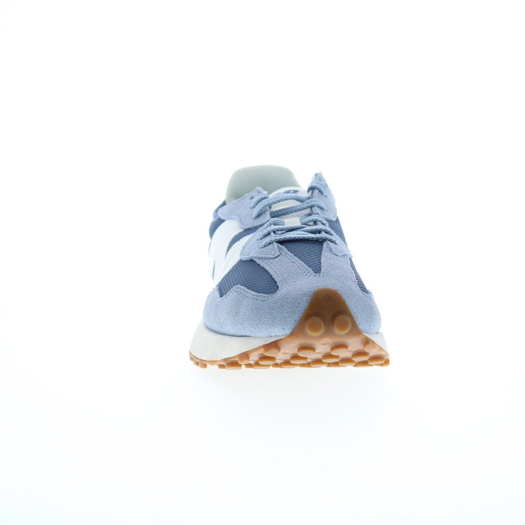 New Balance 327 MS327MQ Mens Blue Canvas Lace Up Lifestyle Sneakers Sh ...