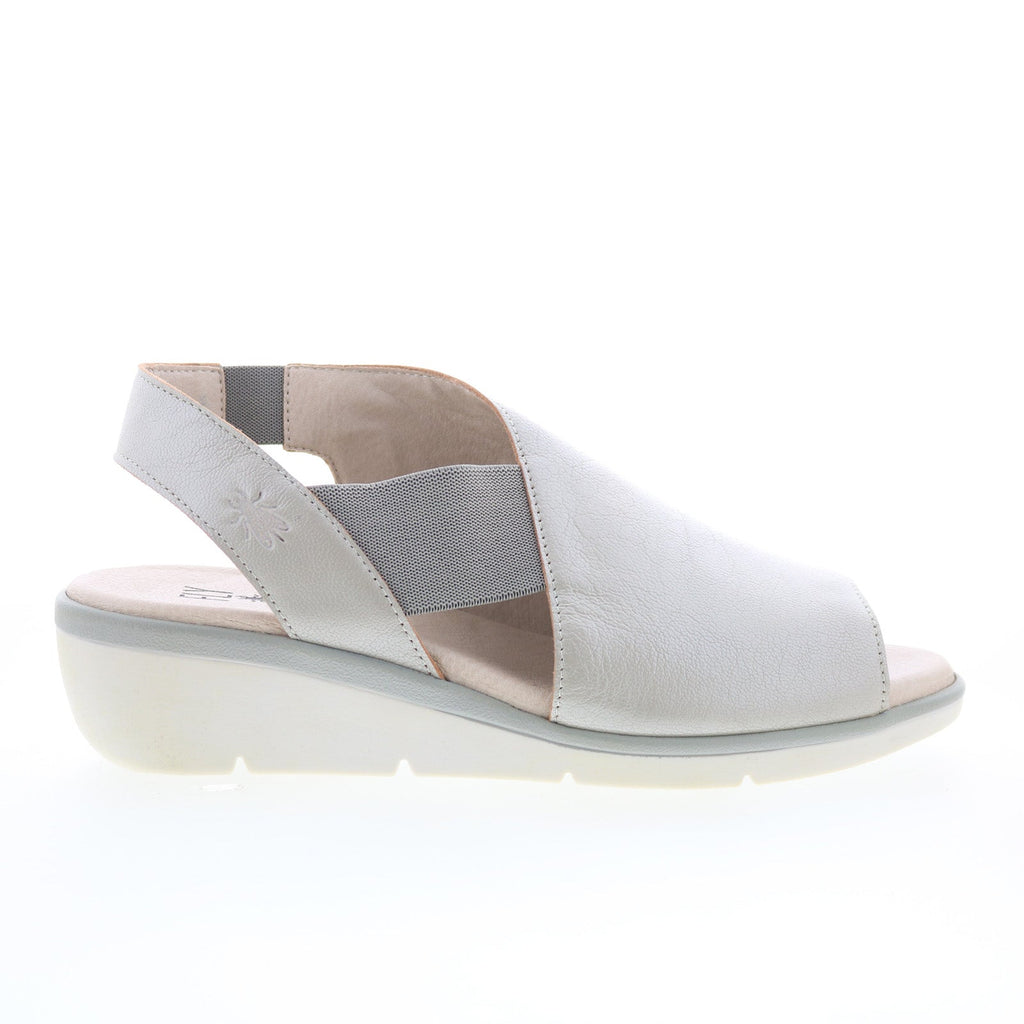 Fly London Nily NILY940FLY-001 Womens Silver Leather Strap Sandals Sho ...