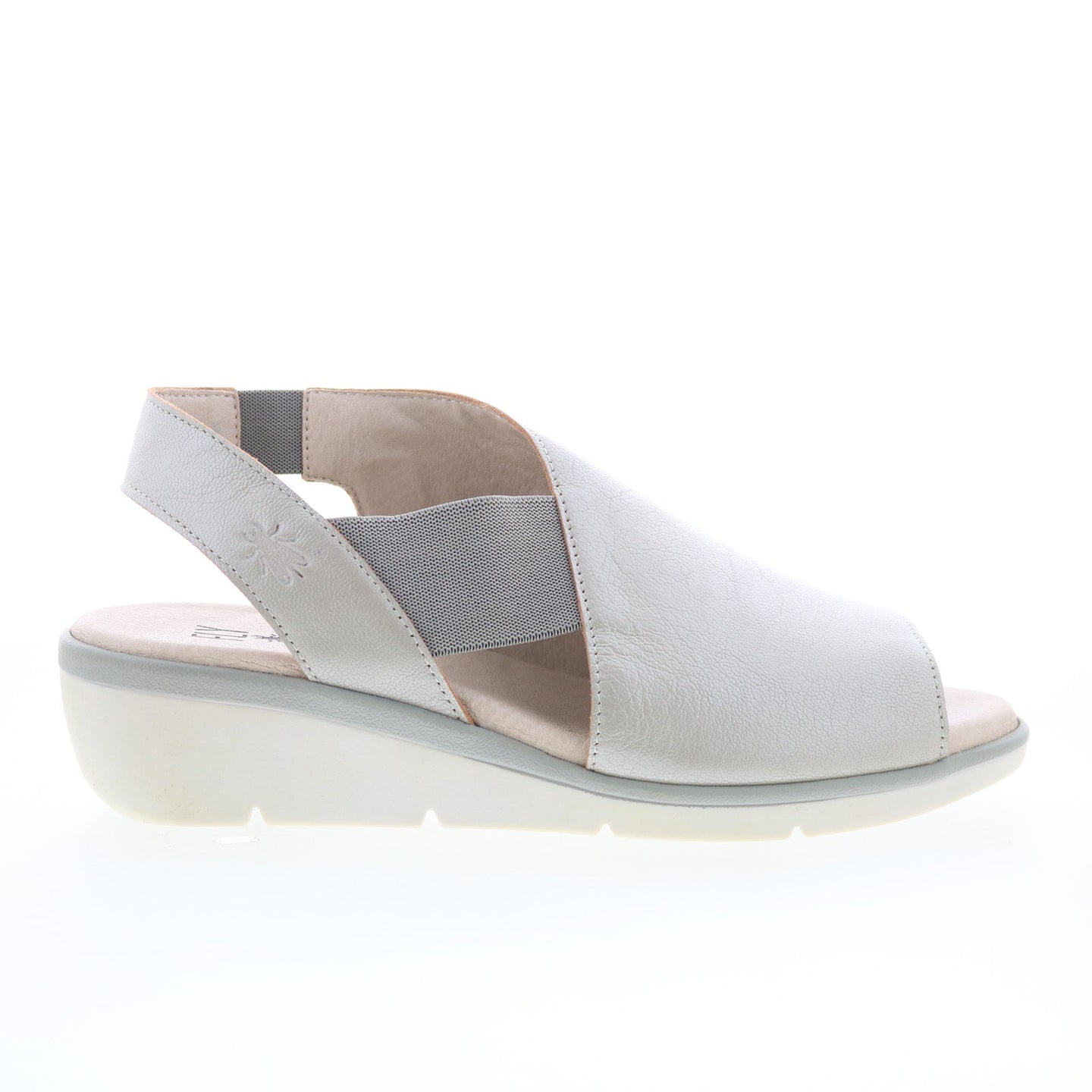 Fly London Nily NILY940FLY-001 Womens Silver Leather Strap Sandals Sho ...