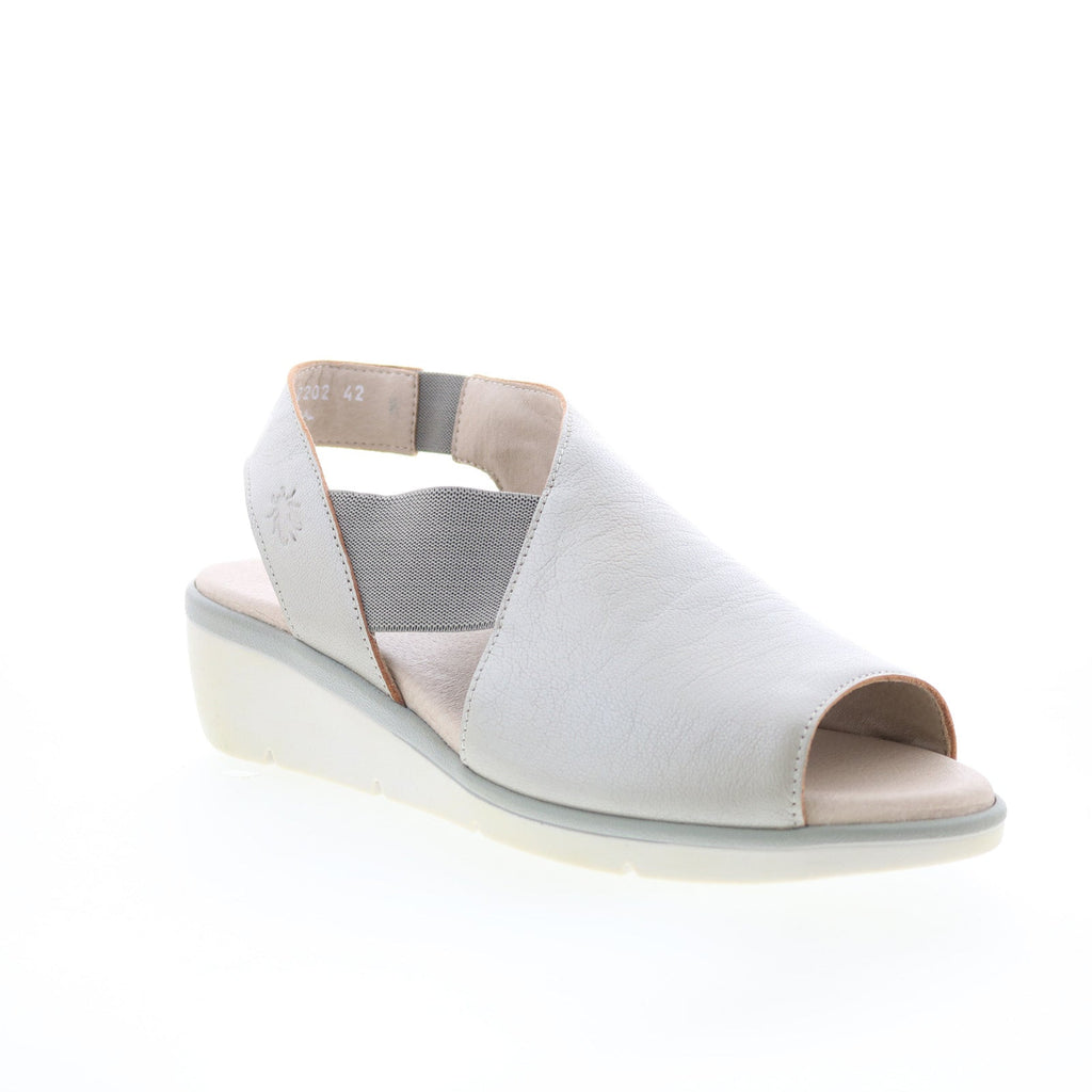 Fly London Nily NILY940FLY-001 Womens Silver Leather Strap Sandals Sho ...