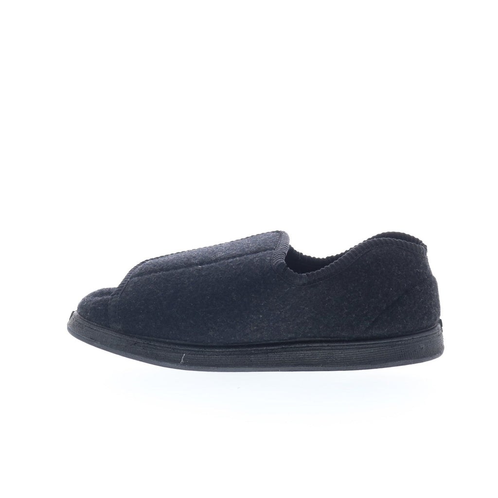 FoamTreads Nurse Womens Gray Synthetic Strap Loafer Slippers Shoes ...