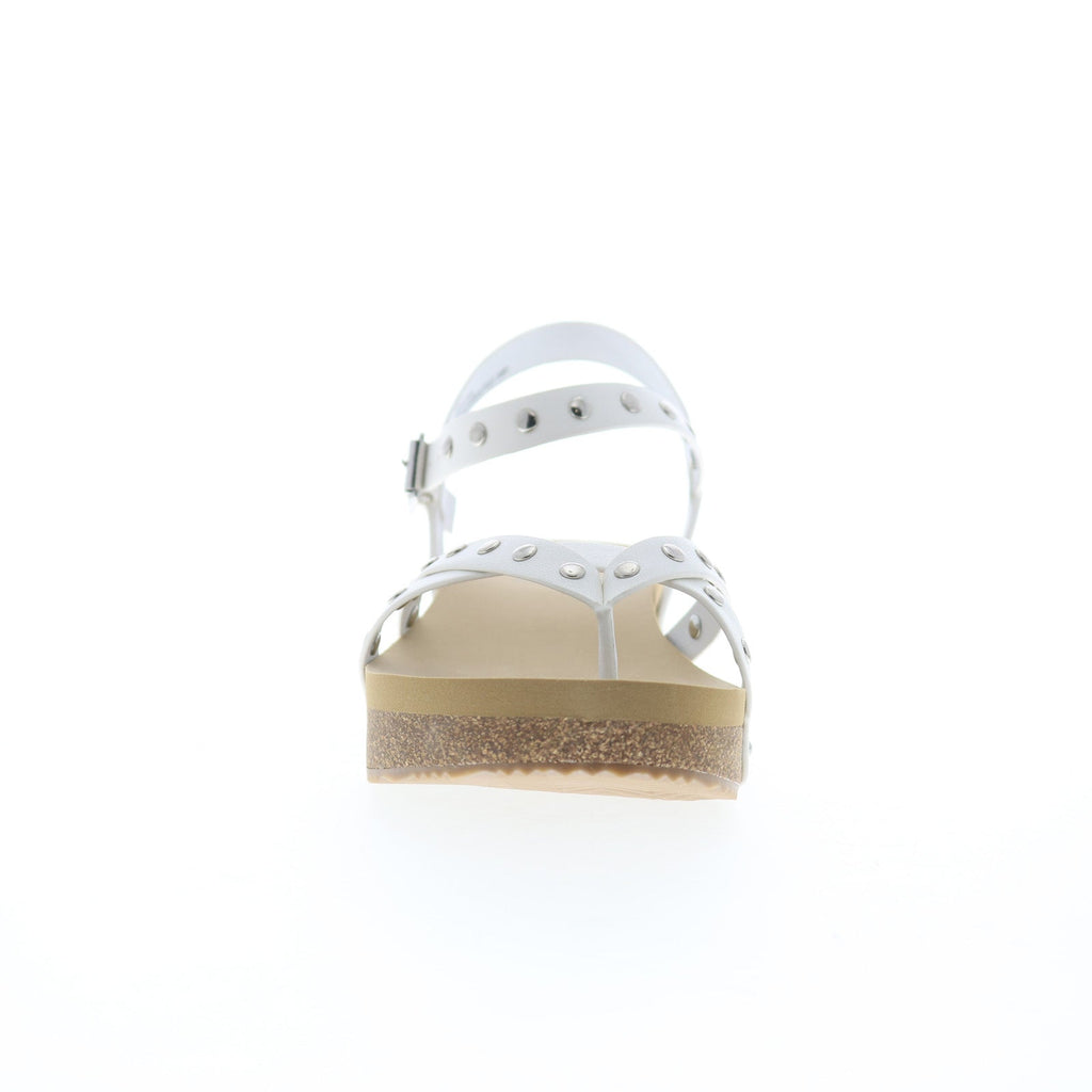 Volatile Kelton PV143 Womens White Synthetic Hook & Loop Strap Sandals ...