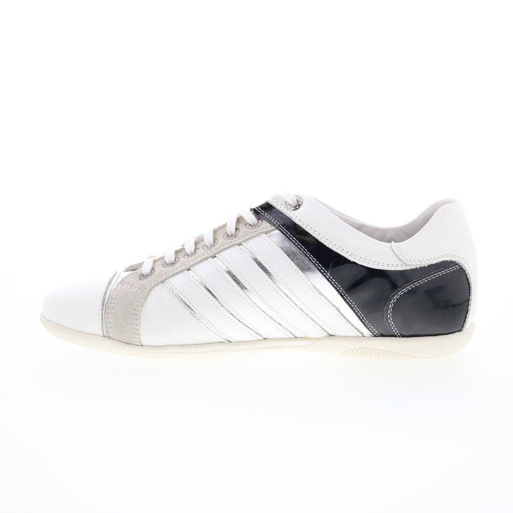 RD Company RD90 Mens White Leather Lace Up Sneakers Lifestyle Shoes ...