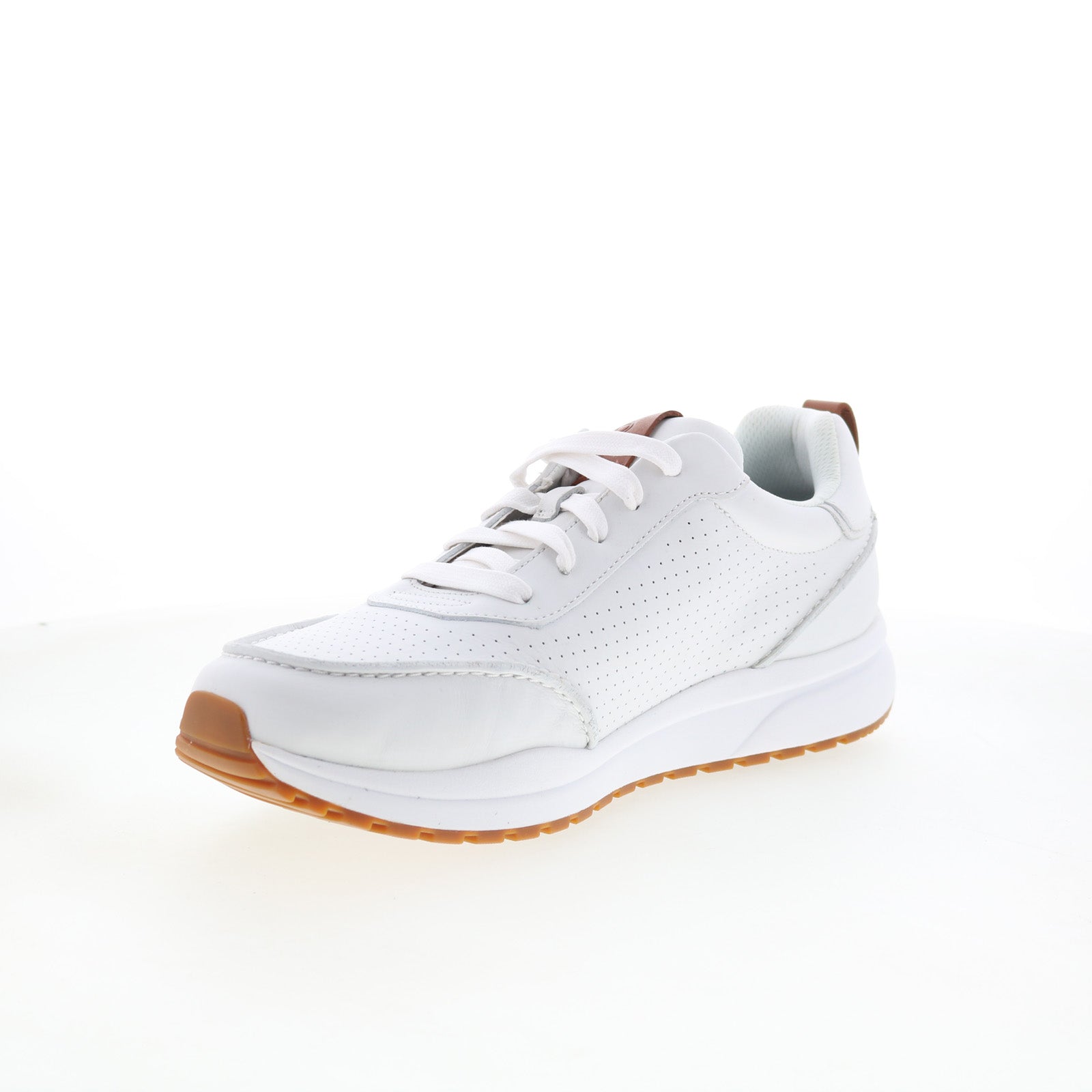 Rockport DMX Bowen RMDMXBOWEN Mens White Leather Lifestyle Sneakers Sh ...
