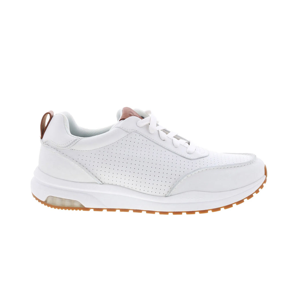 Rockport DMX Bowen RMDMXBOWEN Mens White Leather Lifestyle Sneakers Sh ...