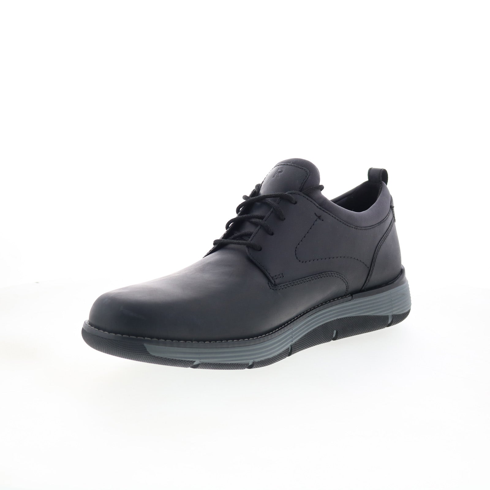 Rockport Lukah RMLUKAH Mens Black Oxfords & Lace Ups Plain Toe Shoes ...