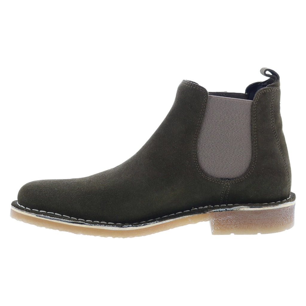 Fly London Roni RONI040FLY-004 Mens Green Suede Slip On Chelsea Boots ...