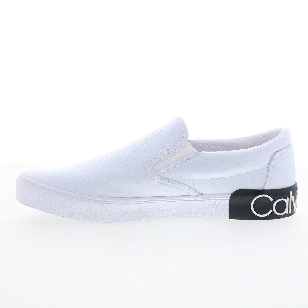 Calvin Klein Ryor 2 CMRYOR2 Mens White Synthetic Lifestyle Sneakers Sh ...