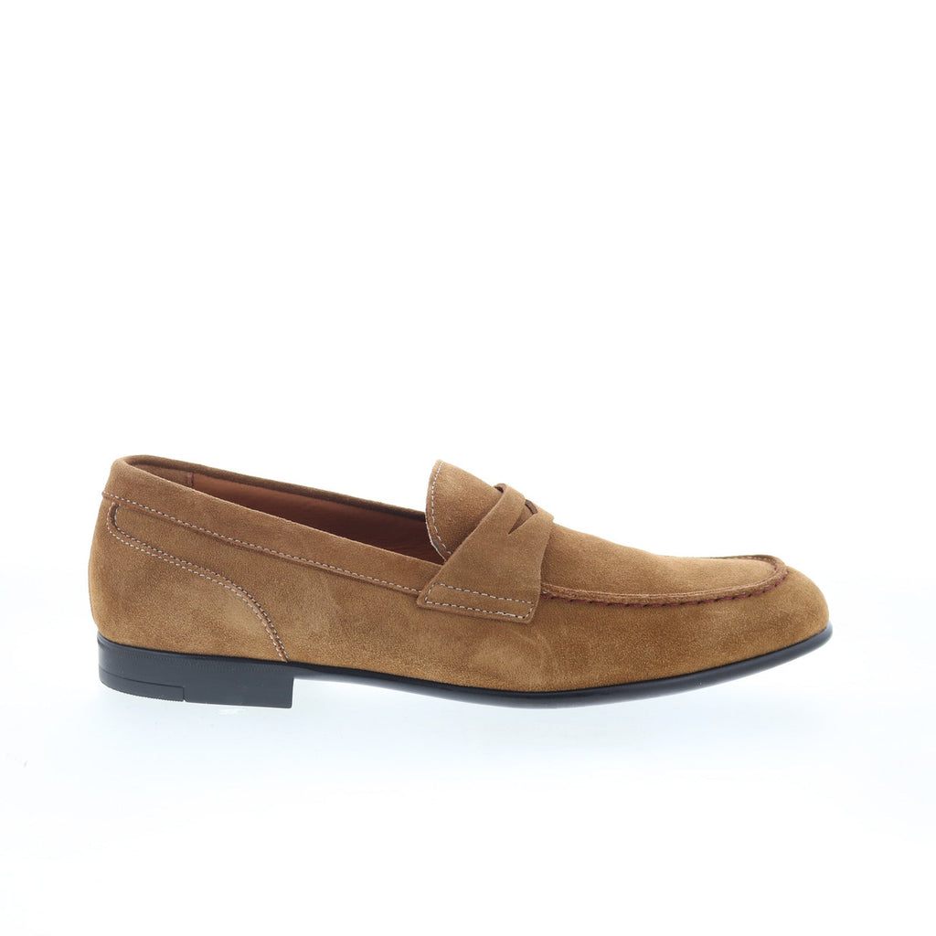 Bruno Magli Silas SILAS2 Mens Brown Loafers & Slip Ons Penny Shoes ...
