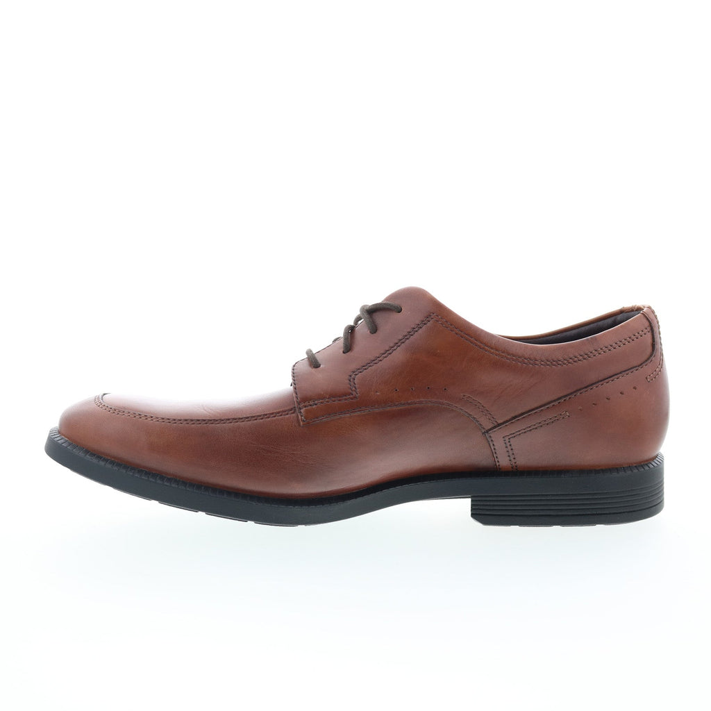 Rockport Dressports Modern Apron Toe Mens Brown Wide Casual Oxfords Sh ...
