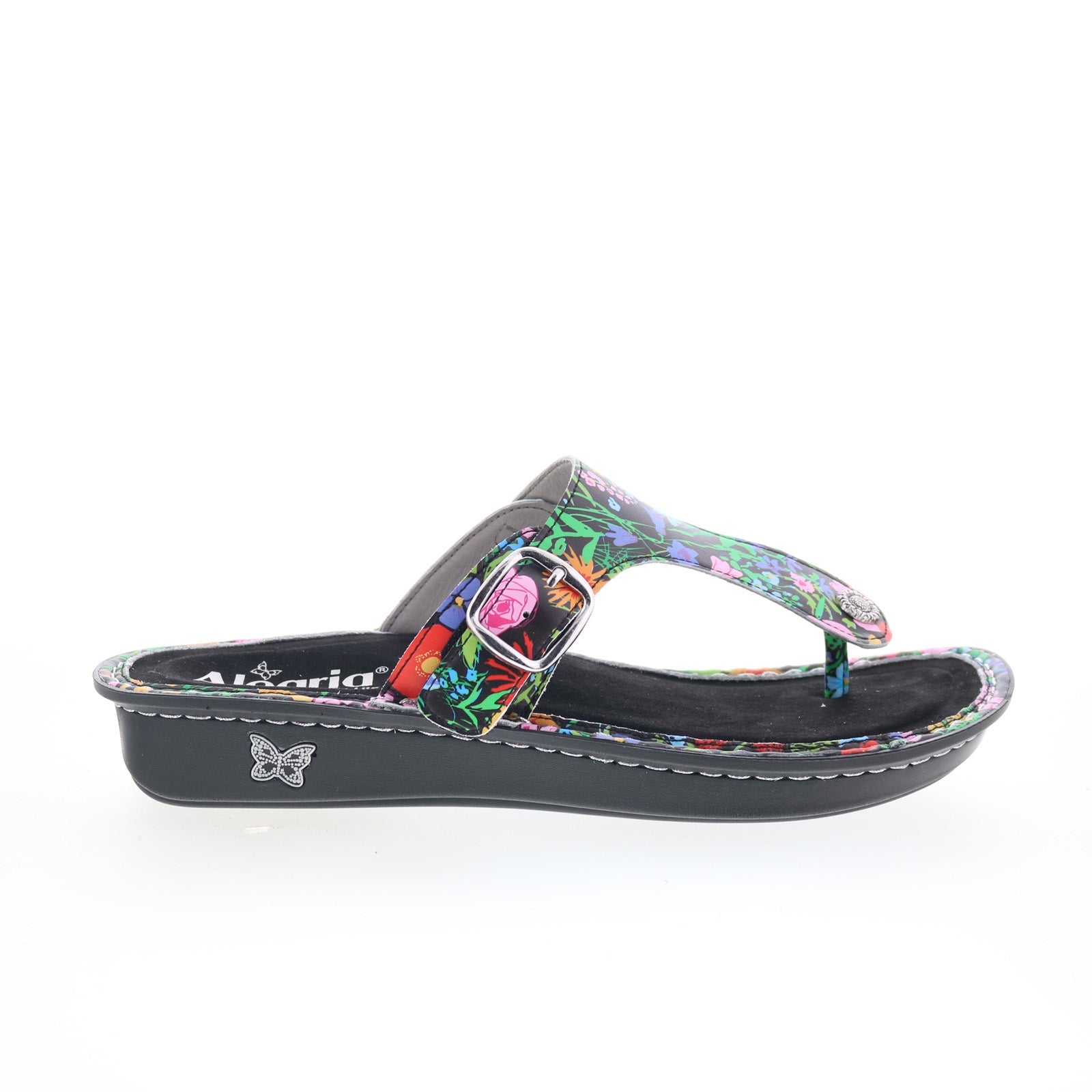 Alegria Vella Sweet Emotions VEL-7411 Womens Black Flip-Flops Sandals ...