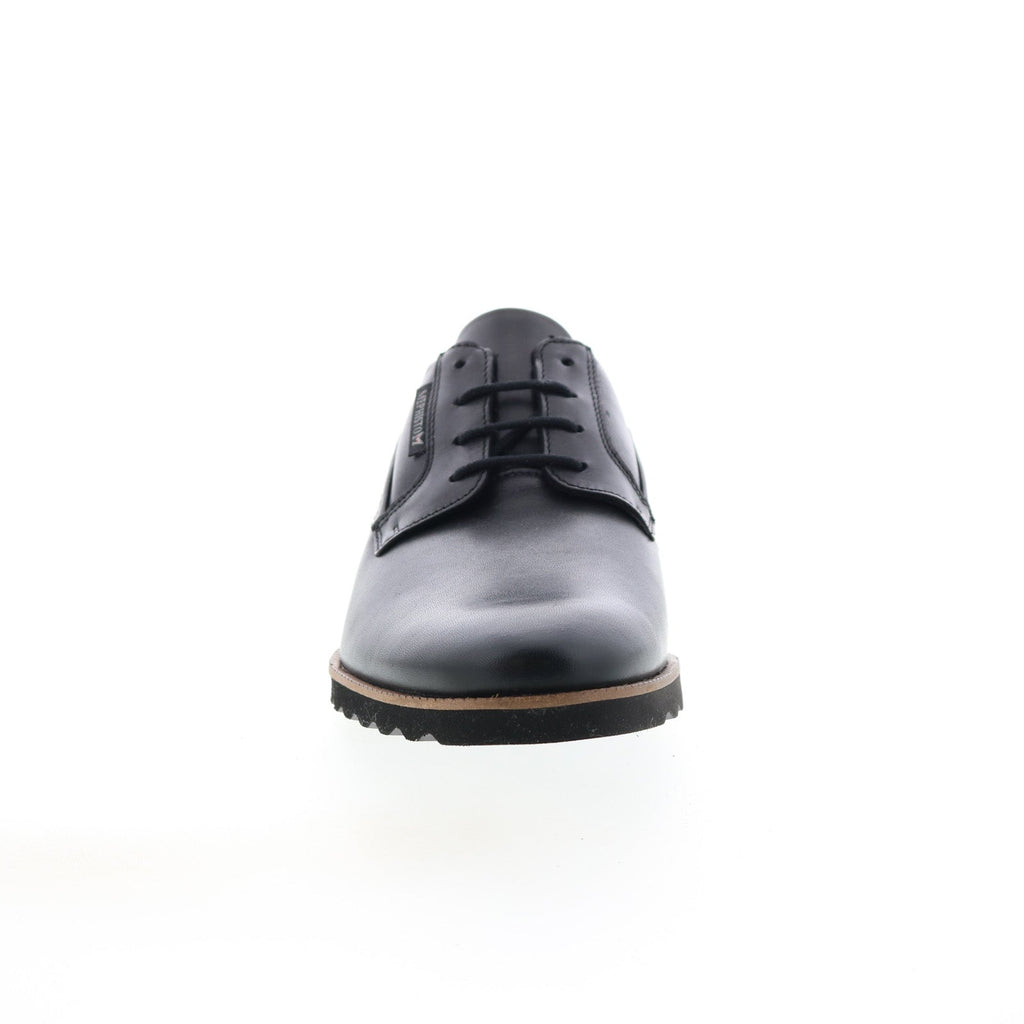Mephisto Vitorino Mens Black Leather Oxfords & Lace Ups Plain Toe Shoe ...