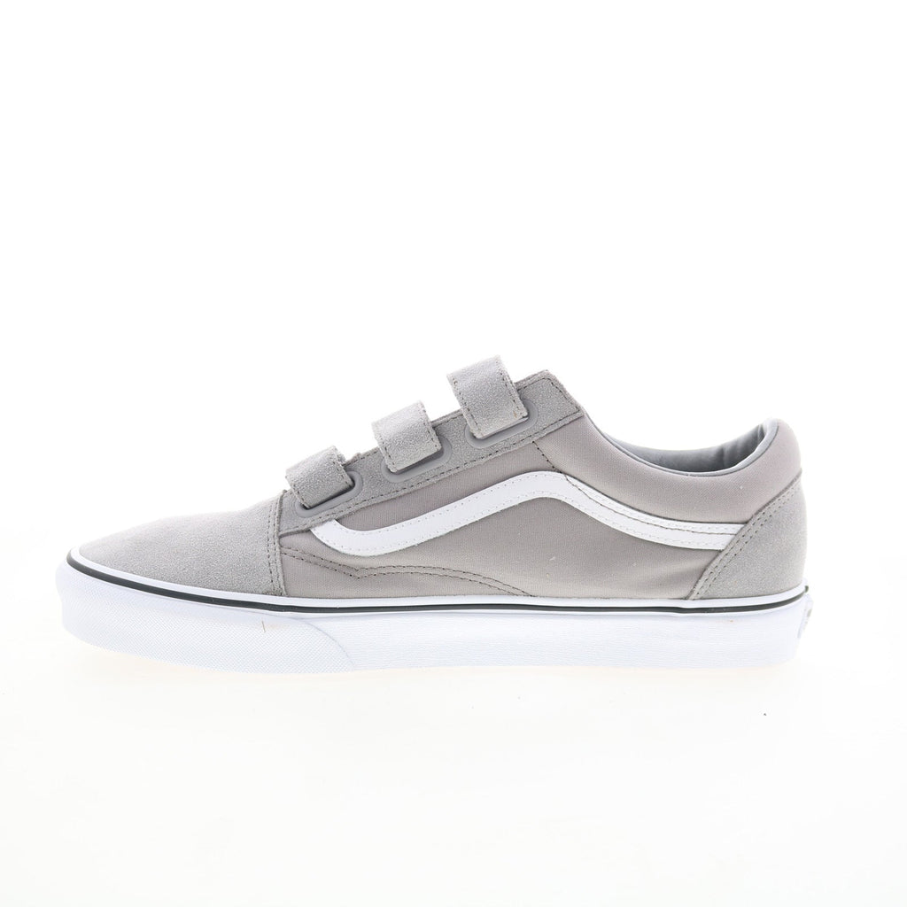 Vans Old Skool V VN0A3D296CM Mens Gray Strap Skate Inspired Sneakers S ...