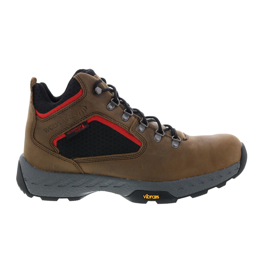 Wolverine Guide Ultraspring WP Mid W880280 Mens Brown Wide Hiking Boot ...