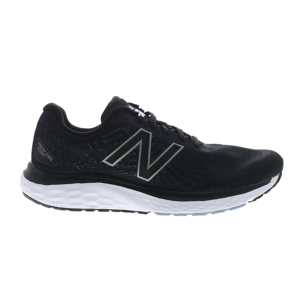 New Balance 680 XM680LB7 Mens Black Canvas Lace Up Athletic Running Sh ...
