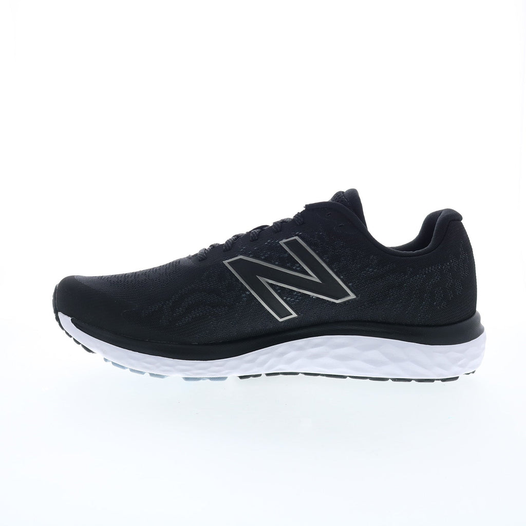 New Balance 680 XM680LB7 Mens Black Canvas Lace Up Athletic Running Sh ...