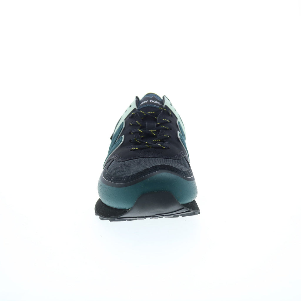 New Balance 574 XML574OMC Mens Black Suede Lifestyle Sneakers Shoes ...