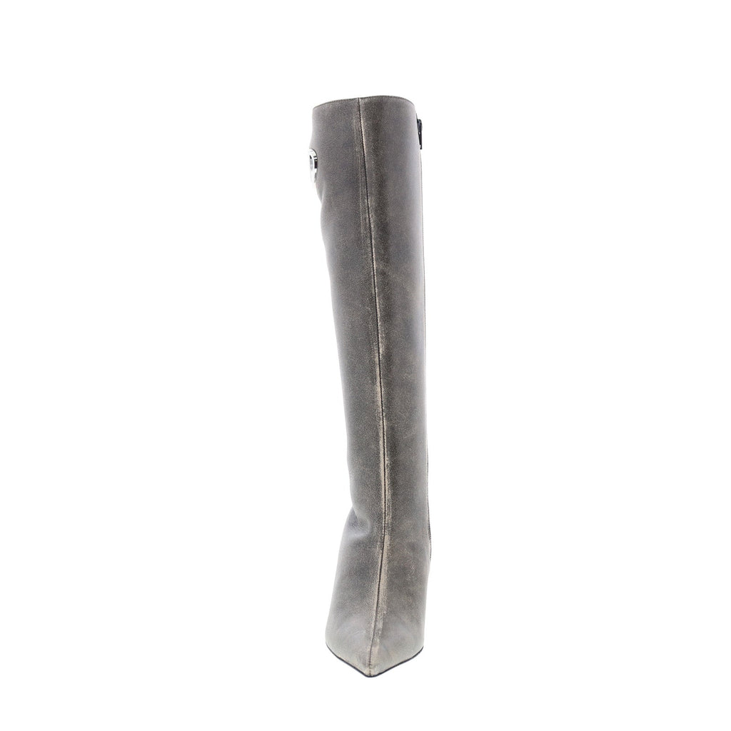 Diesel D-Venus HBT Y03207-PR080-H3116 Womens Gray Leather Knee High Bo ...