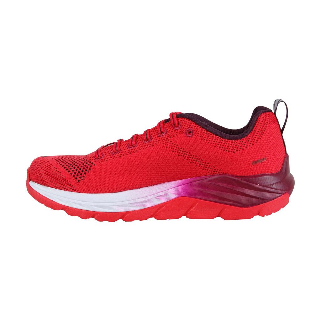 Hoka One One Mach 1019280 Womens Red Canvas Low Top Athletic Running S ...