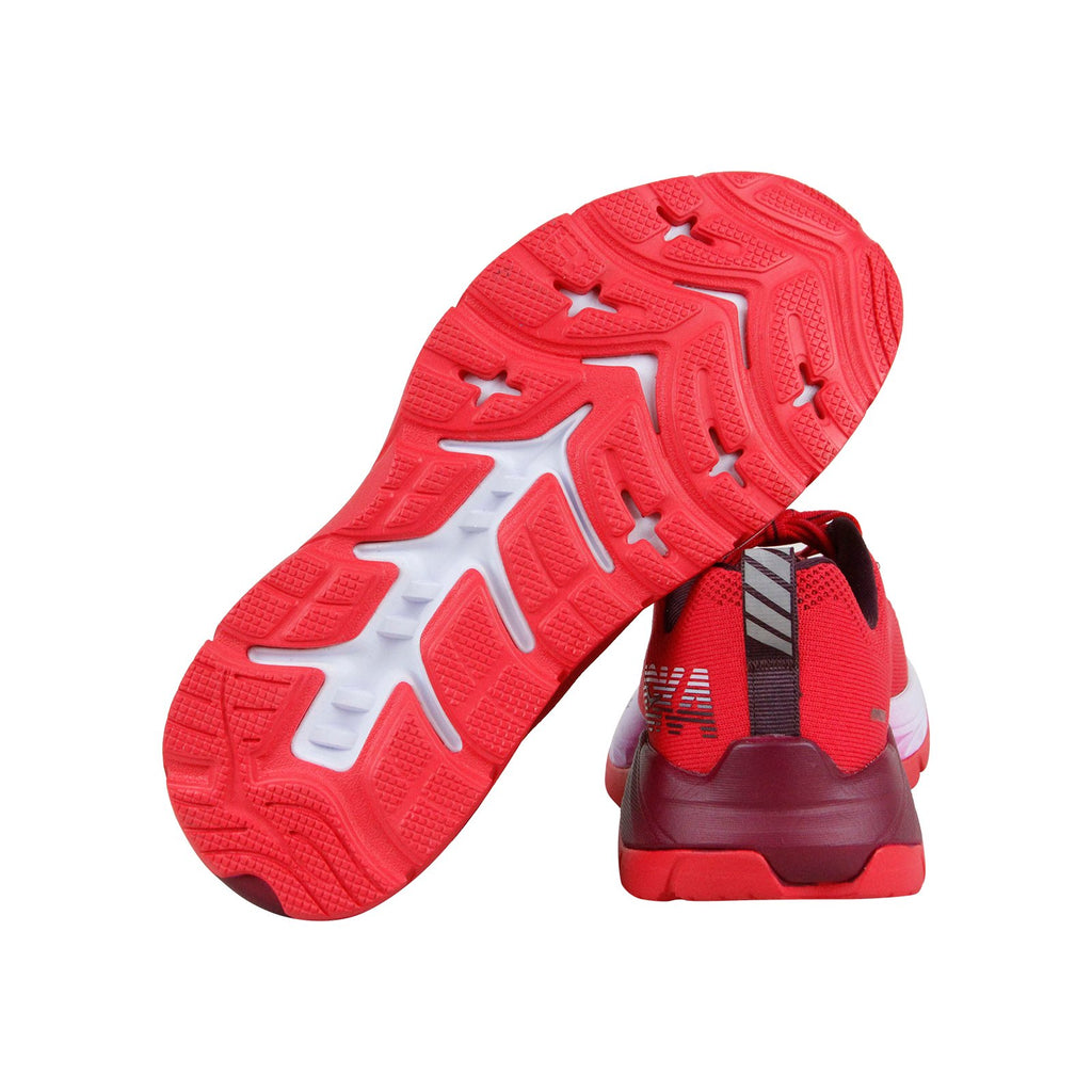 Hoka One One Mach 1019280 Womens Red Canvas Low Top Athletic Running S ...