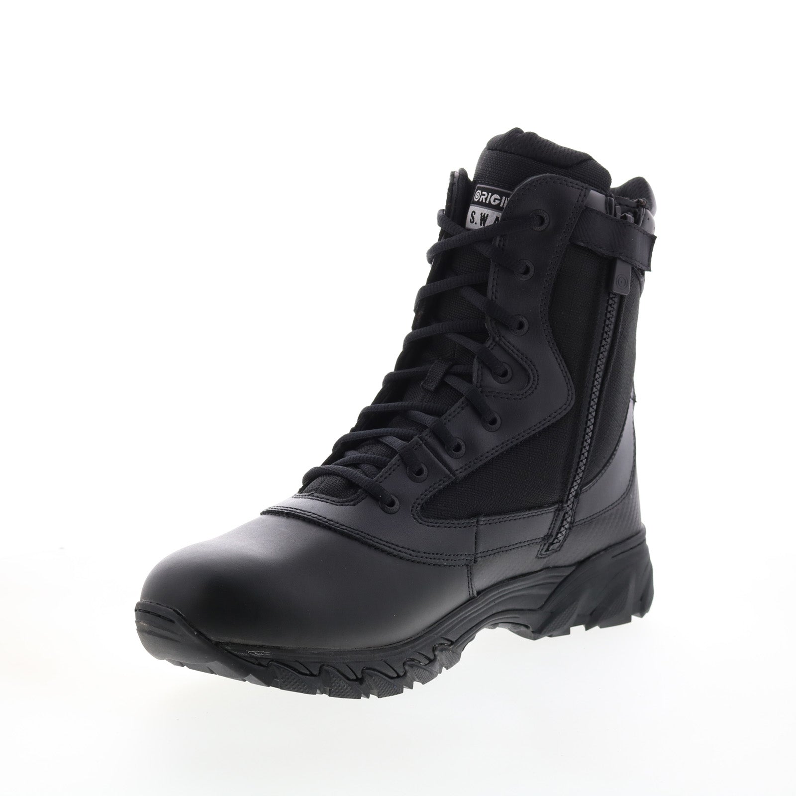 Original Swat Chase 9" Side-Zip 131201 Mens Black Wide Tactical Boots ...