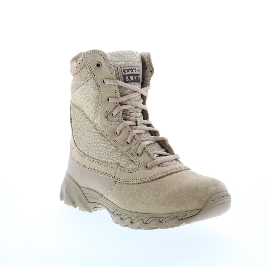 Original Swat Chase 9” Side-Zip 131202 Mens Brown Wide Suede Tactical ...