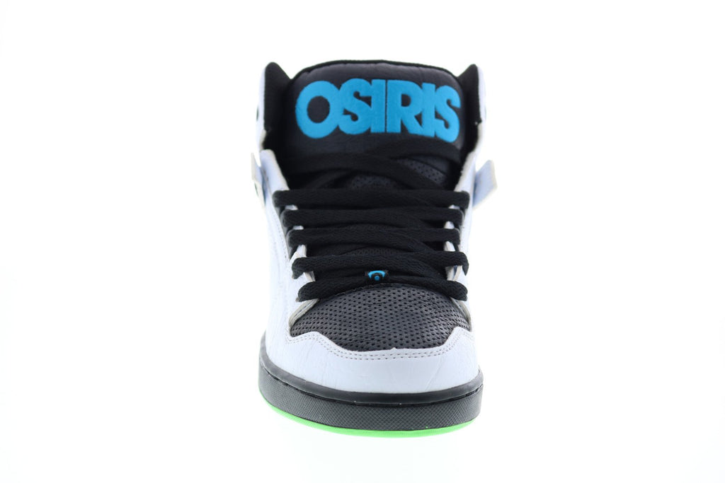 Osiris NYC 83 CLK 1343 1494 Mens White Leather Skate Sneakers Shoes ...