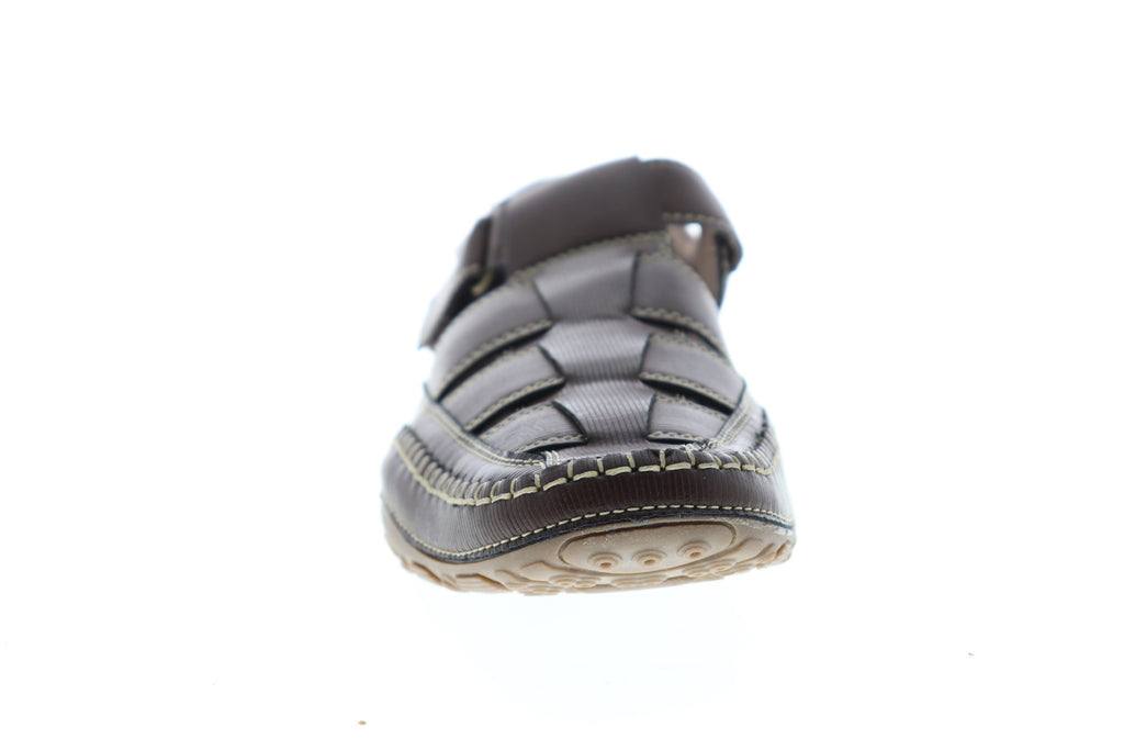 GBX Sentaur 135592-2 Mens Brown Adjustable Strap Sport Sandals Shoes ...